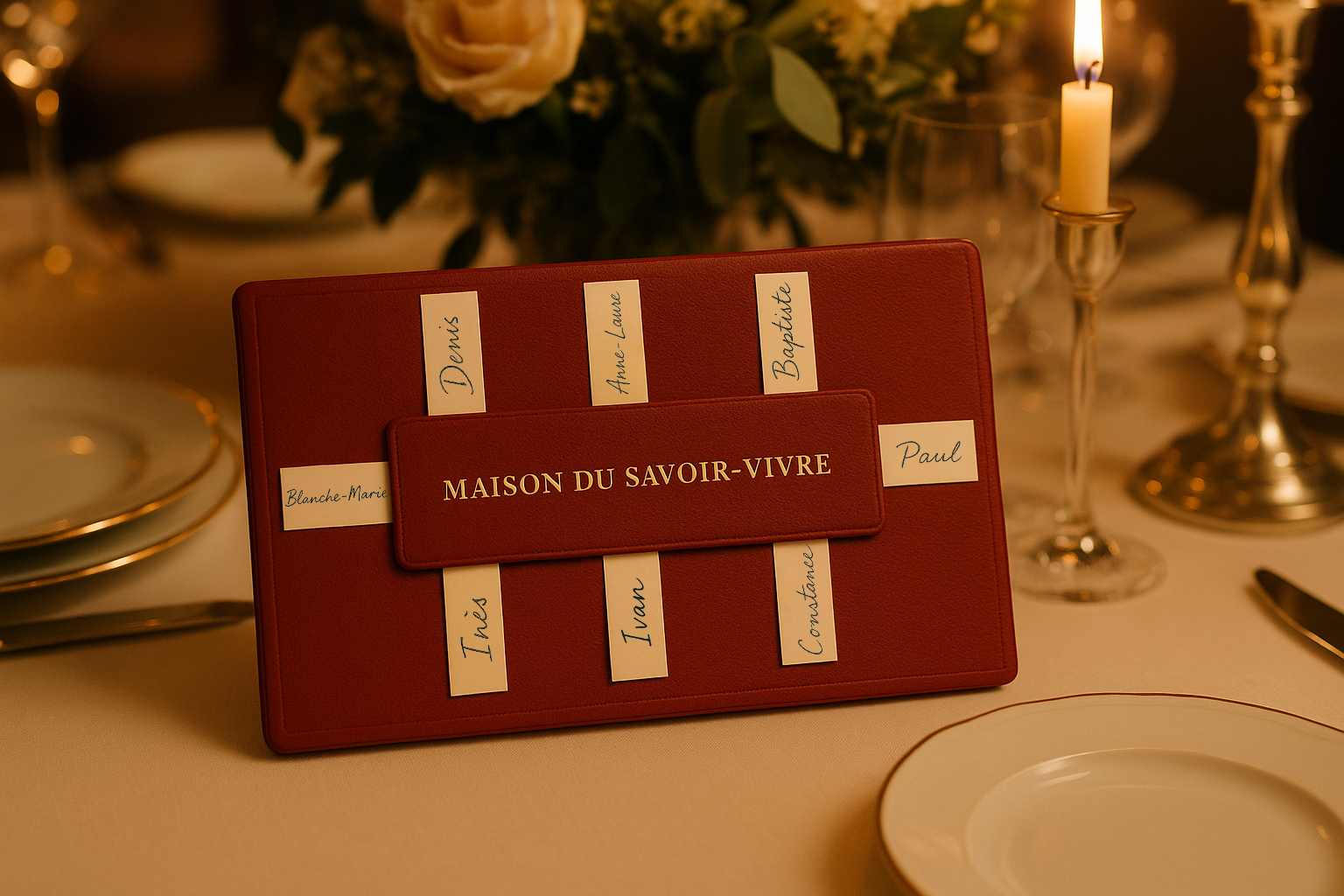 Le plan de table - Savoir Vivre